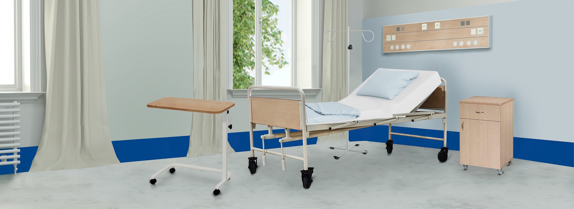 OVERBED TABLES BANNER - Intermetal - Furniture Manufacturing & Designing